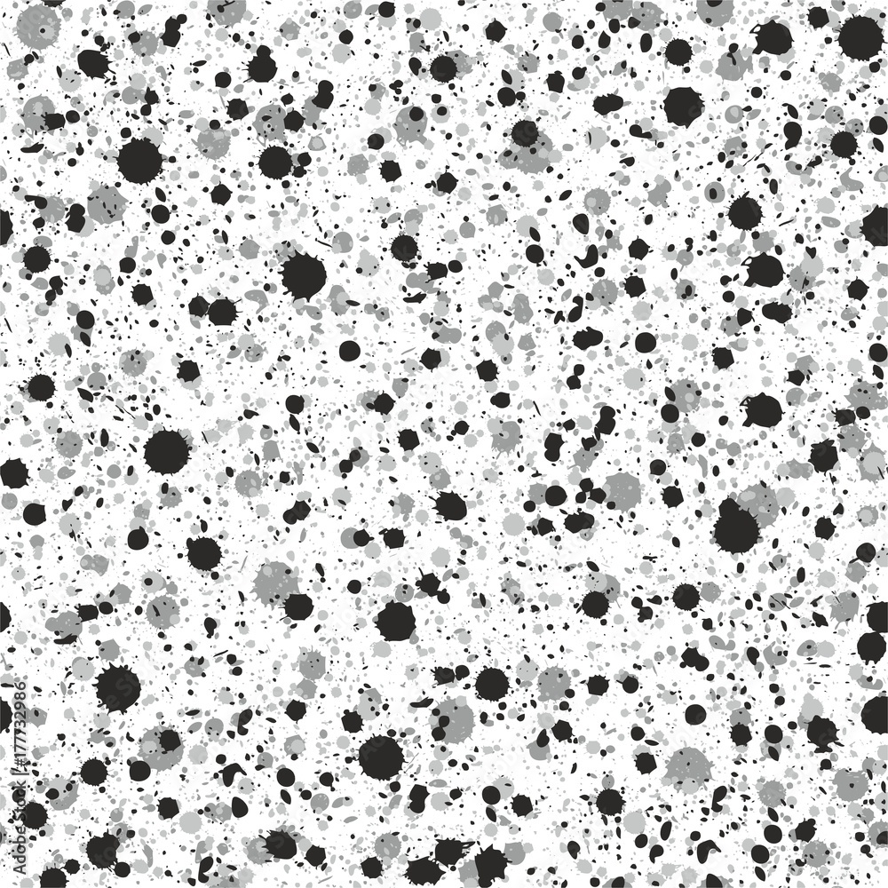 Paint Splatter Vectors seamless pattern Stock Vector | Adobe Stock