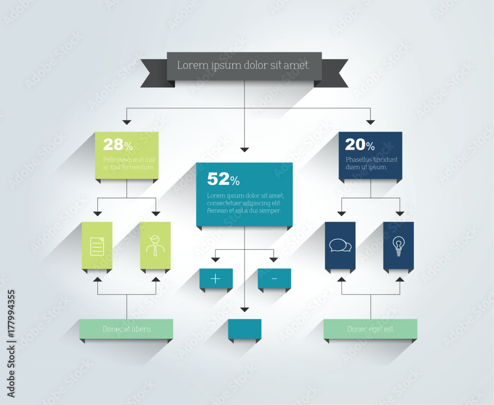 Vector de Stock Flowchart. Scheme, diagram, chart. Infographic. | Adobe ...