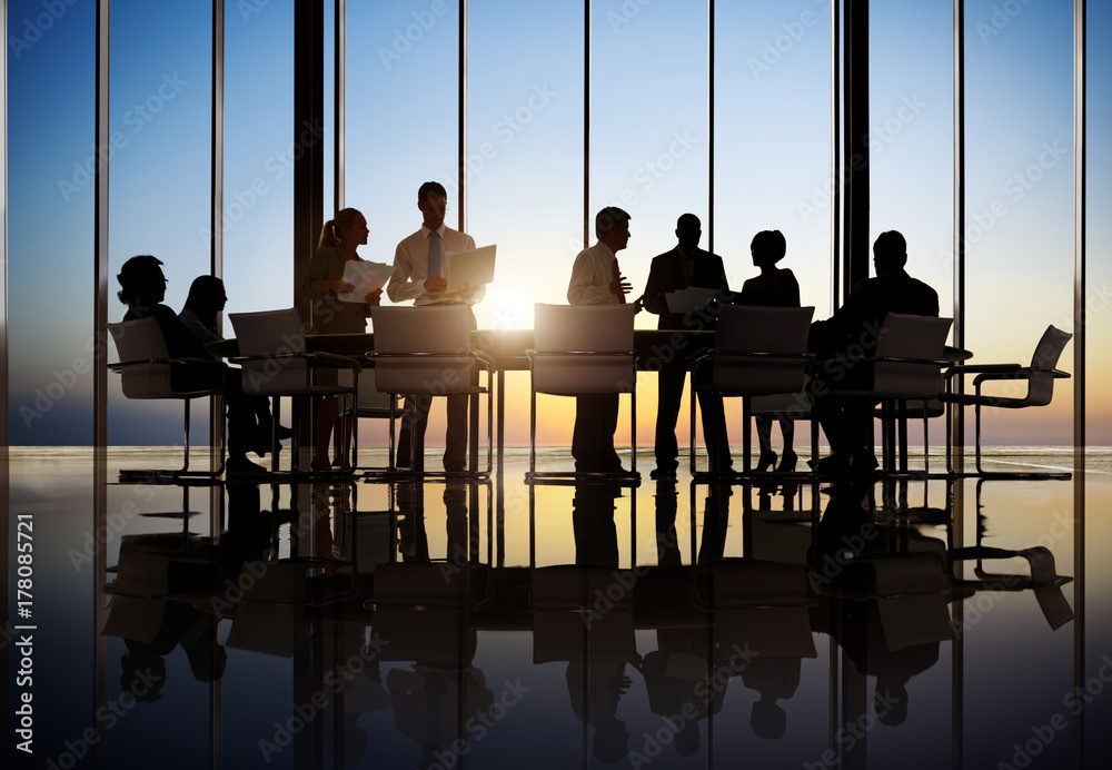 Stock-Foto „Business people in a meeting“ | Adobe Stock