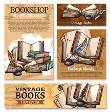 Vintage Library Poster Free Stock Photo - Public Domain Pictures