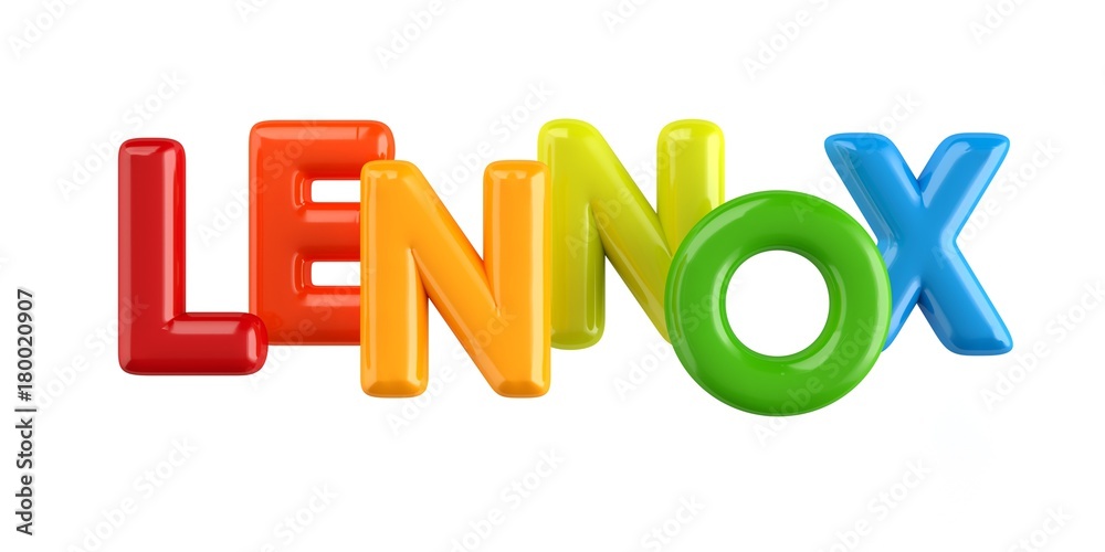 Stock-Illustration „Bubbletext name Lennox“ | Adobe Stock