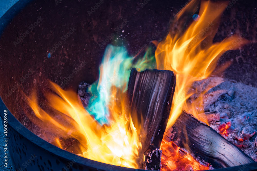 Colorado Campfire Stock Photo | Adobe Stock