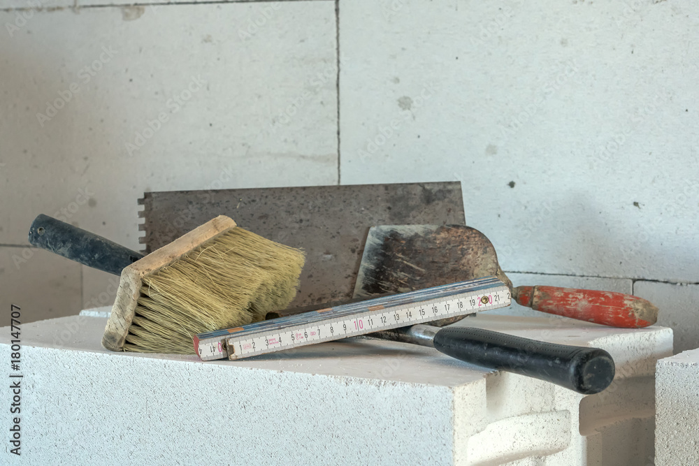 Preparation and processing of lightweight concrete blocks. Concept for ...