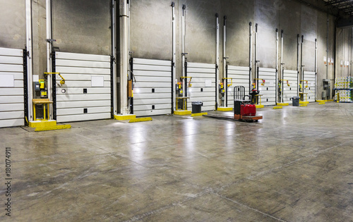 Warehouse shipping and receiving dock - Buy this stock photo and ...