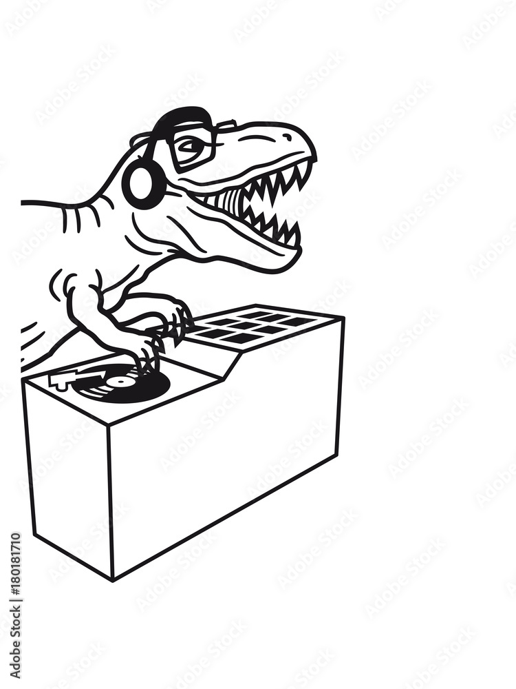 Stock-Illustration „halb dj mischpult party feiern tanzen club disko ...