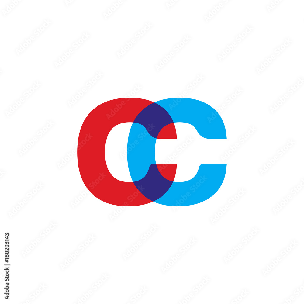 C Logo Red And Blue