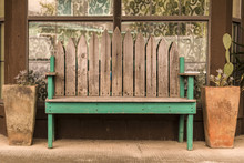 Storefront And Bench Free Stock Photo - Public Domain Pictures