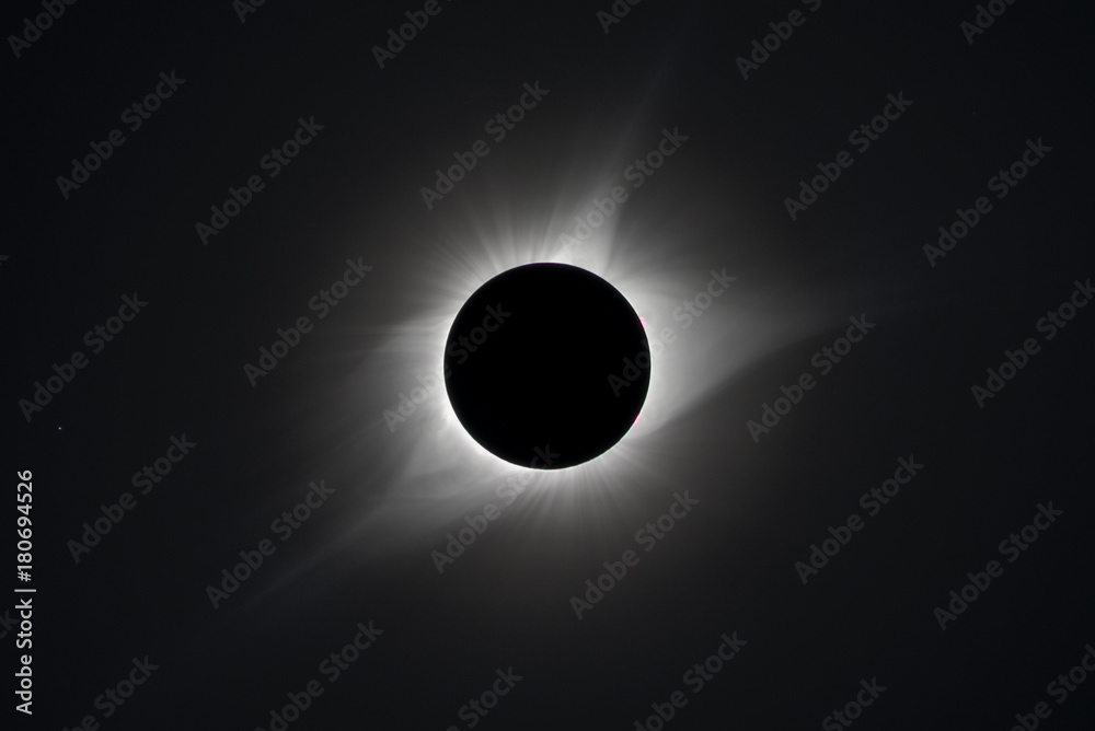 Total solar eclipse 2017. Stock Photo | Adobe Stock