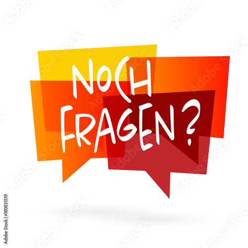 Noch fragen ? Stock-Vektorgrafik | Adobe Stock