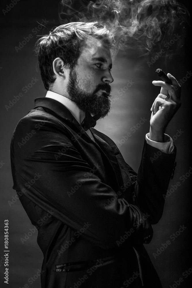 Smoking Black And White Pfp