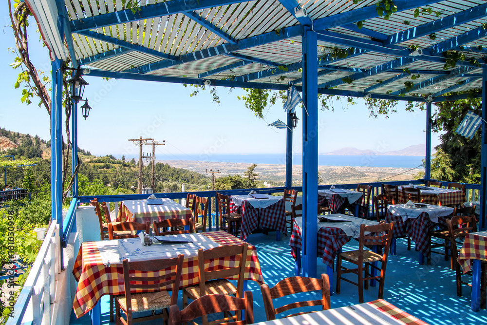 Zia, Insel Kos, Bergdorf Griechenland Stock Photo | Adobe Stock