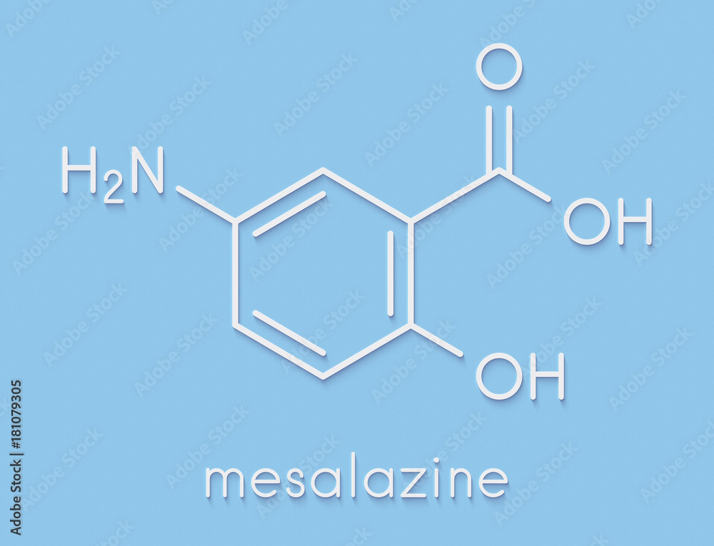 Mesalazine (mesalamine, 5-aminosalicylic acid, 5-ASA) inflammatory ...