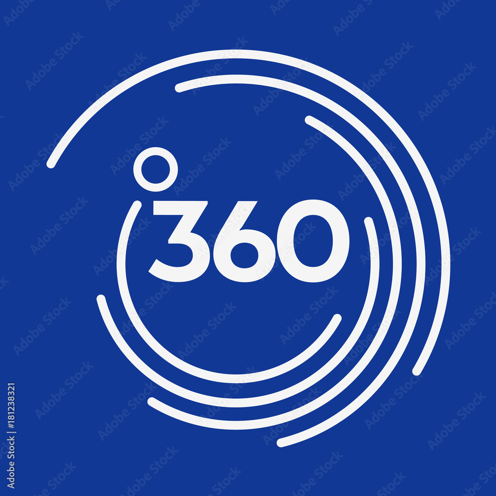360 vector corporate logo Stock Vector | Adobe Stock