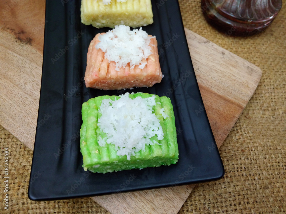 Foto de Stock Getuk, Indonesia Traditional Snack Food, made from ...