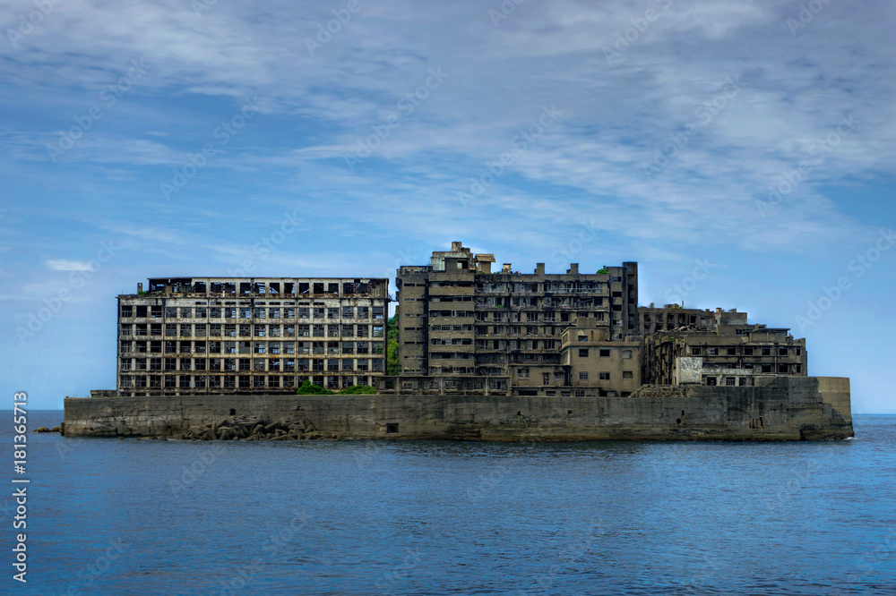 Hashima Island Abondoned Ghost Island near Nagasaki Stock Photo | Adobe ...