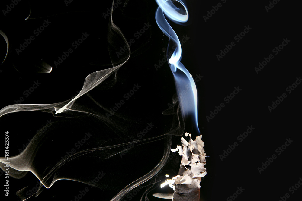Smoke background / Smoke is a collection of airborne solid and liquid ...