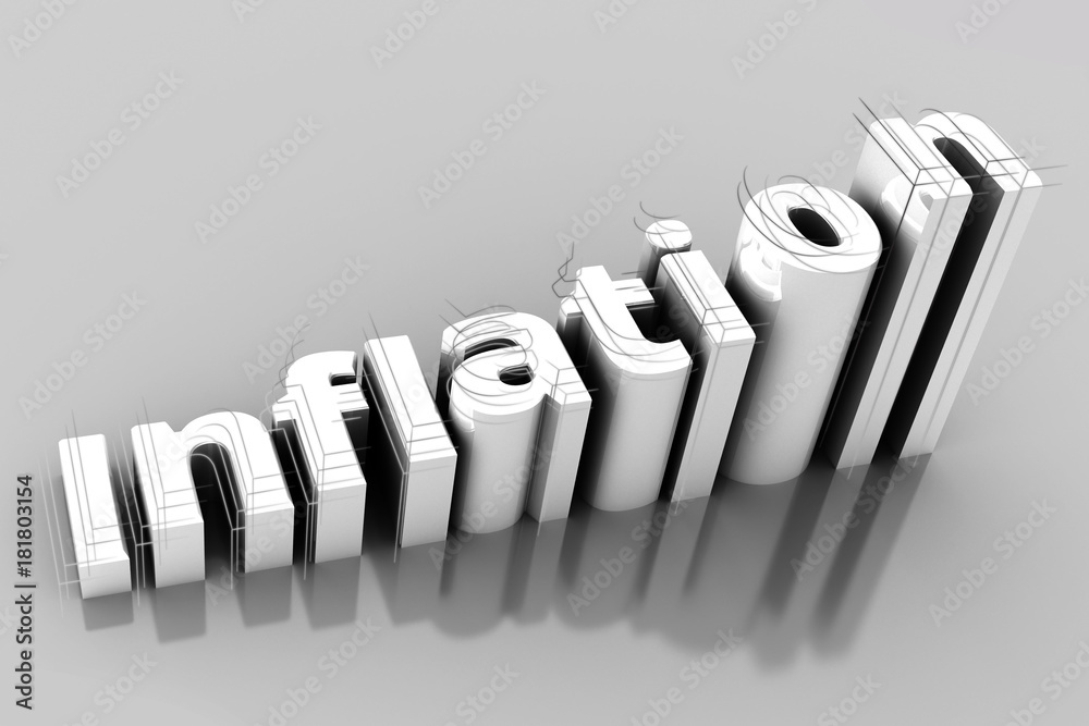 Word Inflation on up trend, with Growth inflation chart and word ...