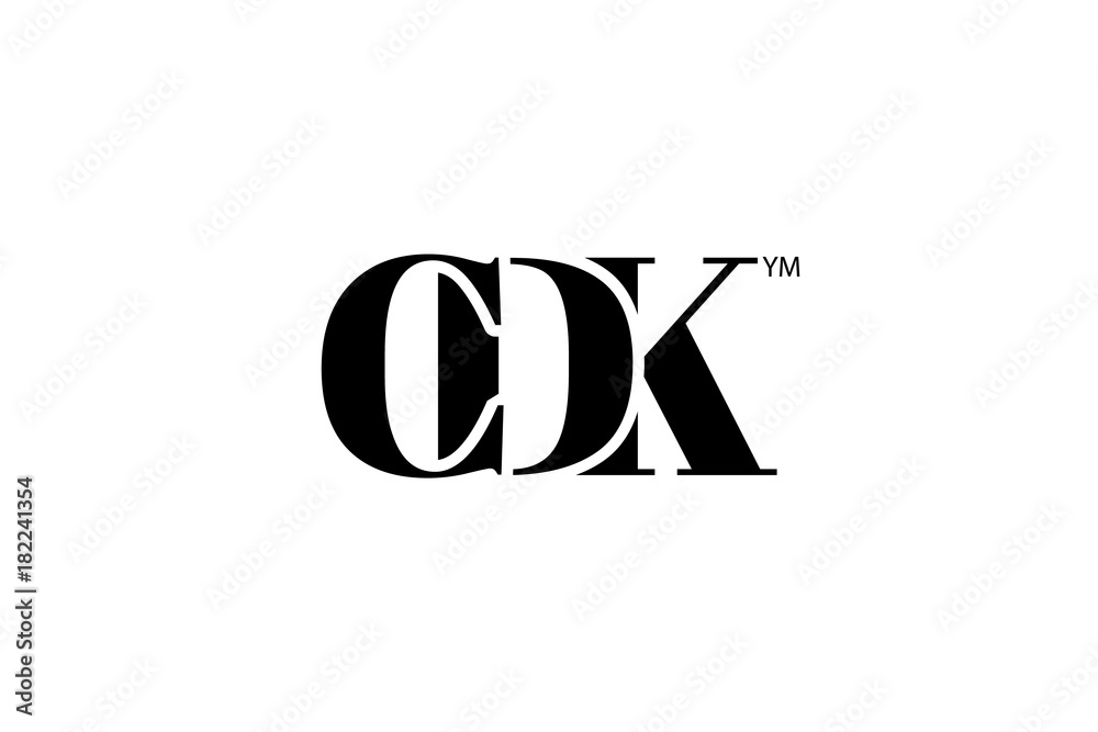 CDK Logo Branding Letter. Vector graphic design. Useful as app icon ...