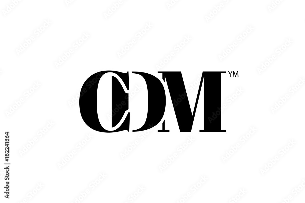CDM Logo Branding Letter. Vector graphic design. Useful as app icon ...