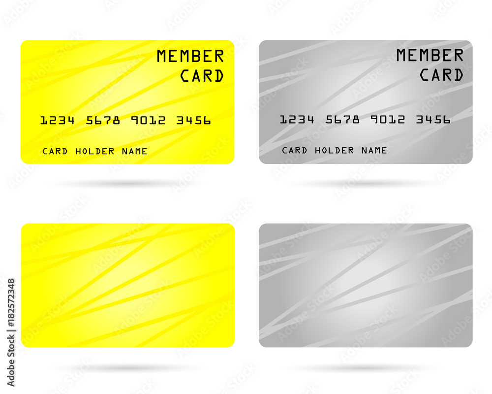 member card, business VIP card, design for privilege member,vector ...