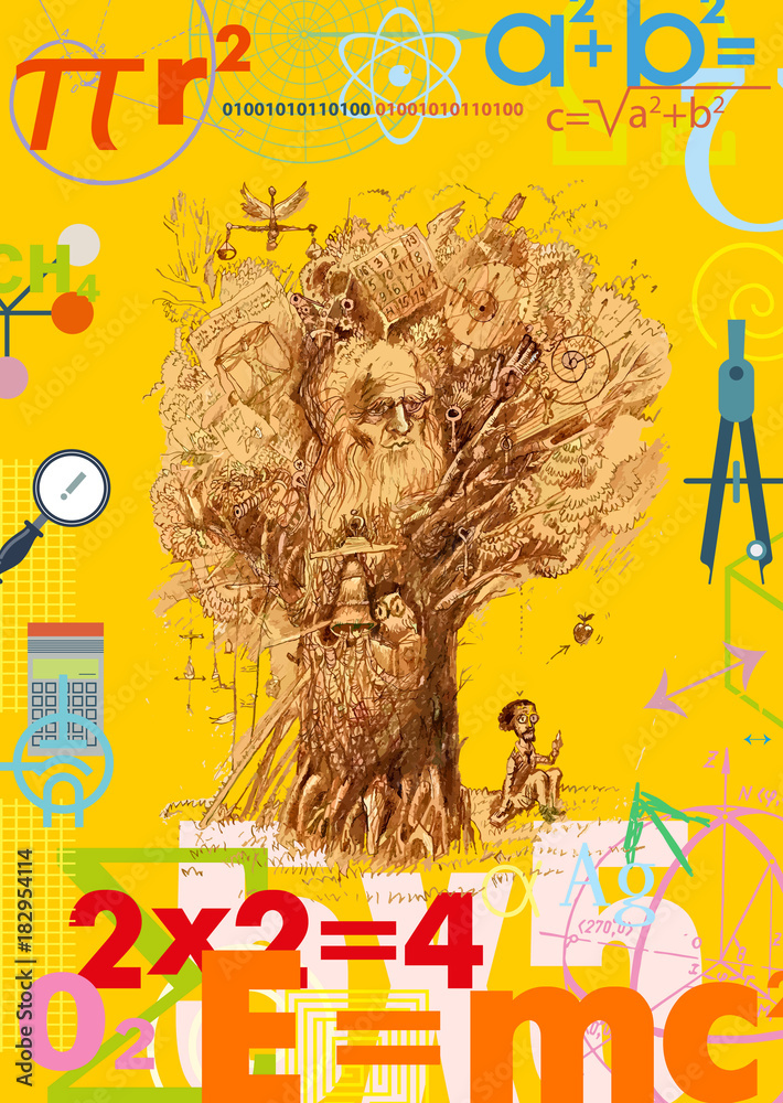 Tree of Knowledge. Back to school. Scientist makes discovery ...