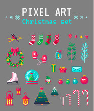 Christmas Pixels Free Stock Photo - Public Domain Pictures