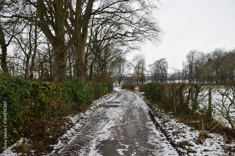 Walkway at Castleton, Peak District National Park, UKK - Photo taken on ...