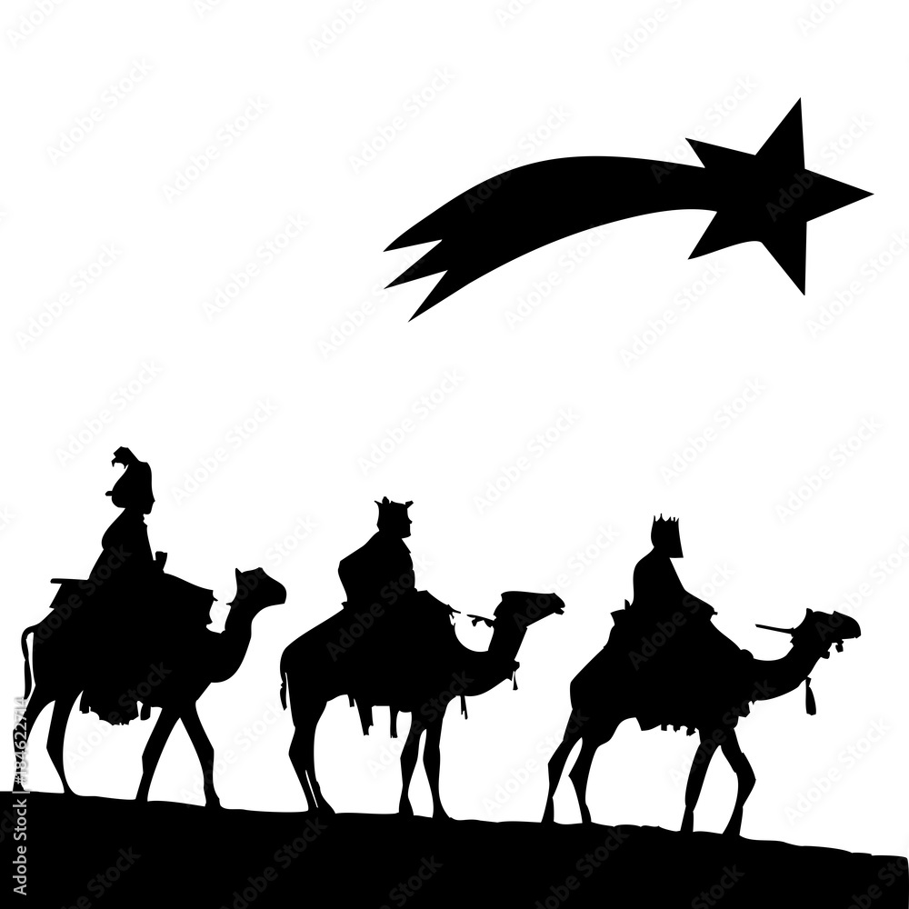 reyes magos Stock Vector | Adobe Stock