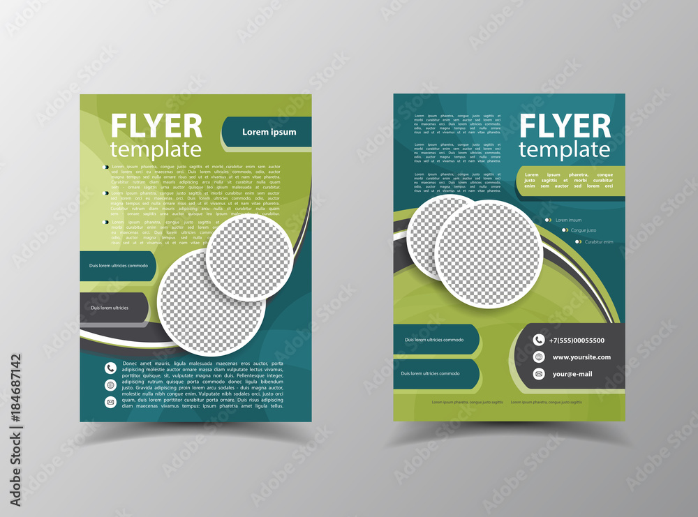 Brochure design. Flyer template Stock Vector | Adobe Stock