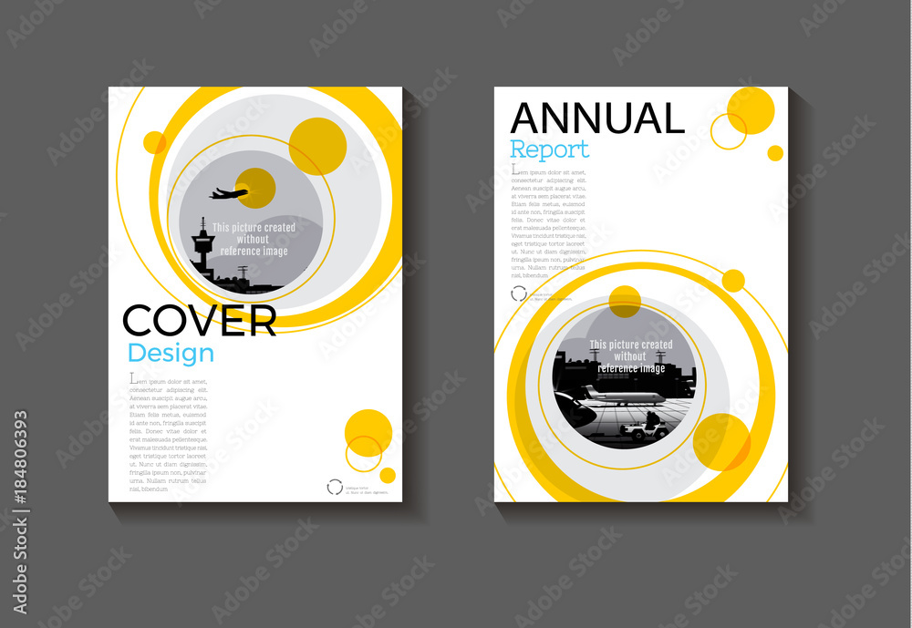 yellow layout abstract and green background modern cover design modern ...