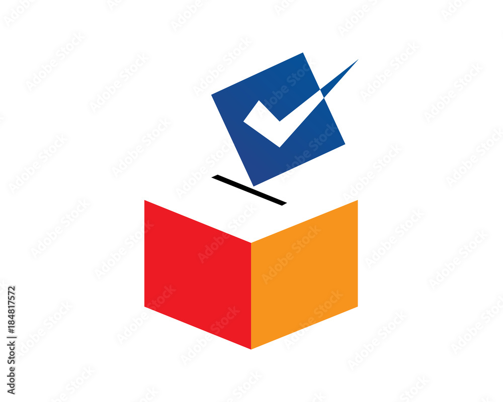 Modern Survey Box Checklist Logo Stock Vector | Adobe Stock