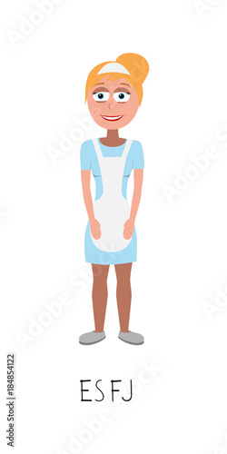 nurse vector represents ESFJ personality from MBTI typology - Buy this ...