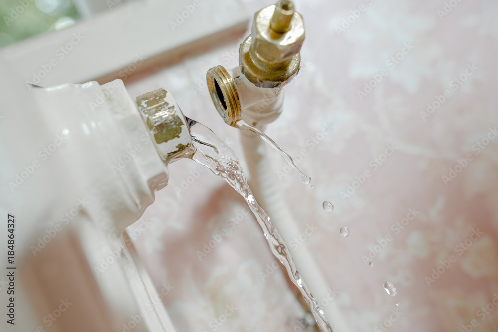 Broken radiator Stock Photo | Adobe Stock