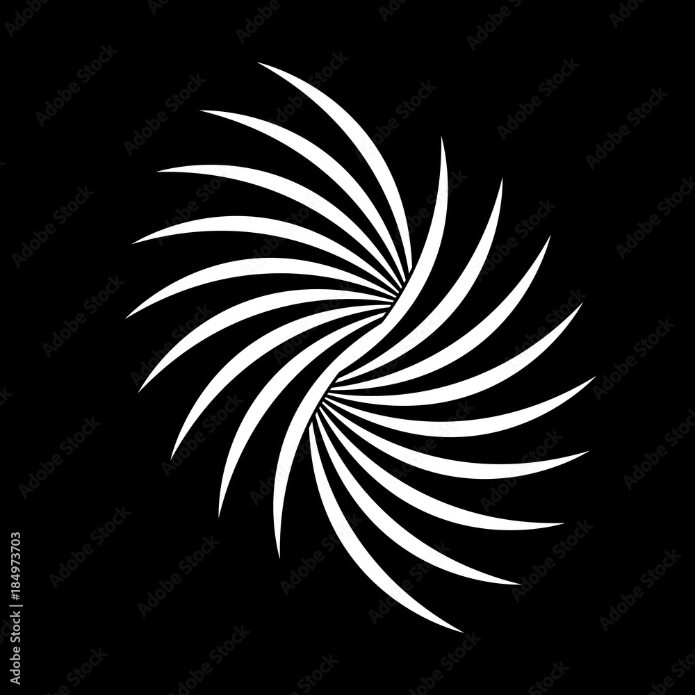 Aggressive Flower GOBO Design Stock Photo | Adobe Stock
