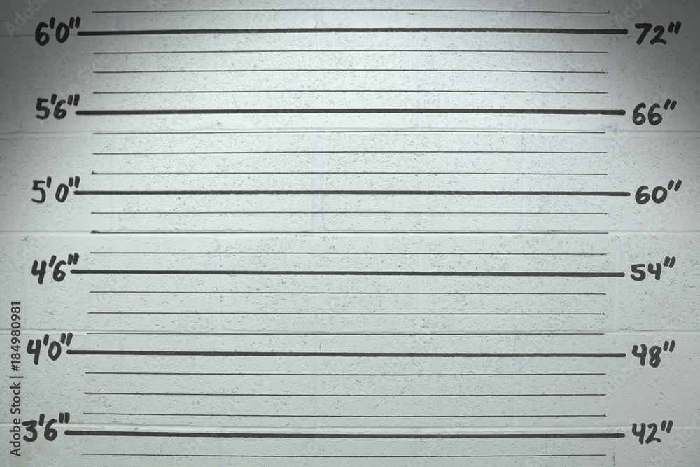 Mugshot Wall Background Stock Photo | Adobe Stock