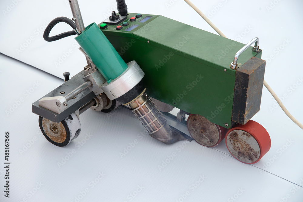 Waterproofing and insulation at construction site, roof sealing process ...