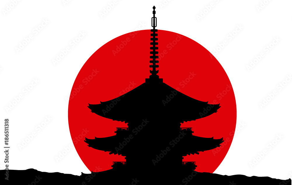 Japón (vector) Stock Vector | Adobe Stock