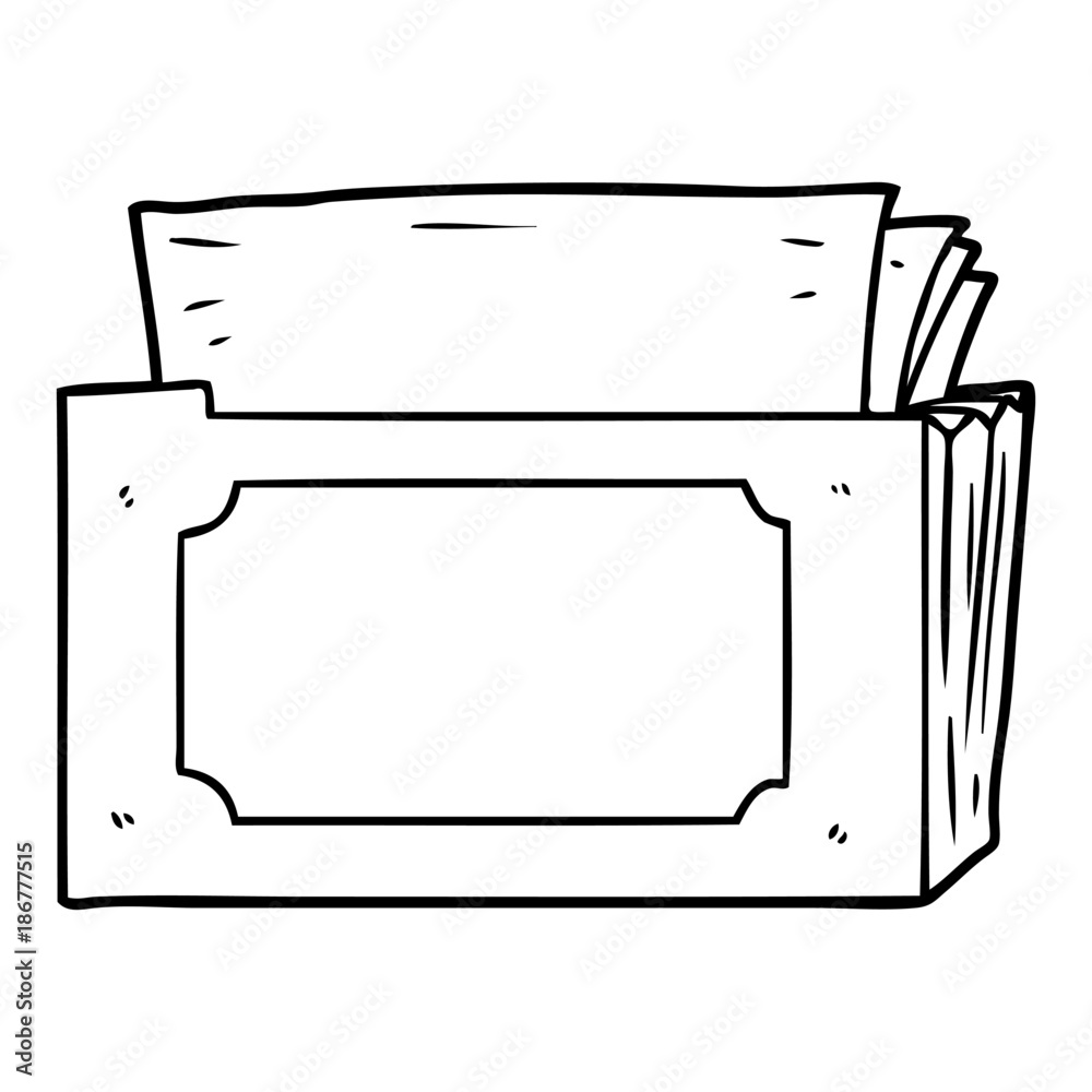 cartoon folder of files Stock Vector | Adobe Stock