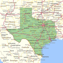 Texas Map Free Stock Photo - Public Domain Pictures