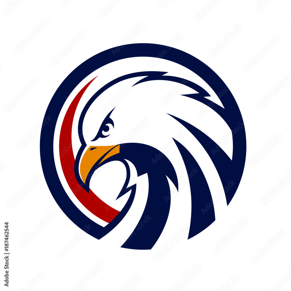 eagle logo vector template Stock Vector | Adobe Stock