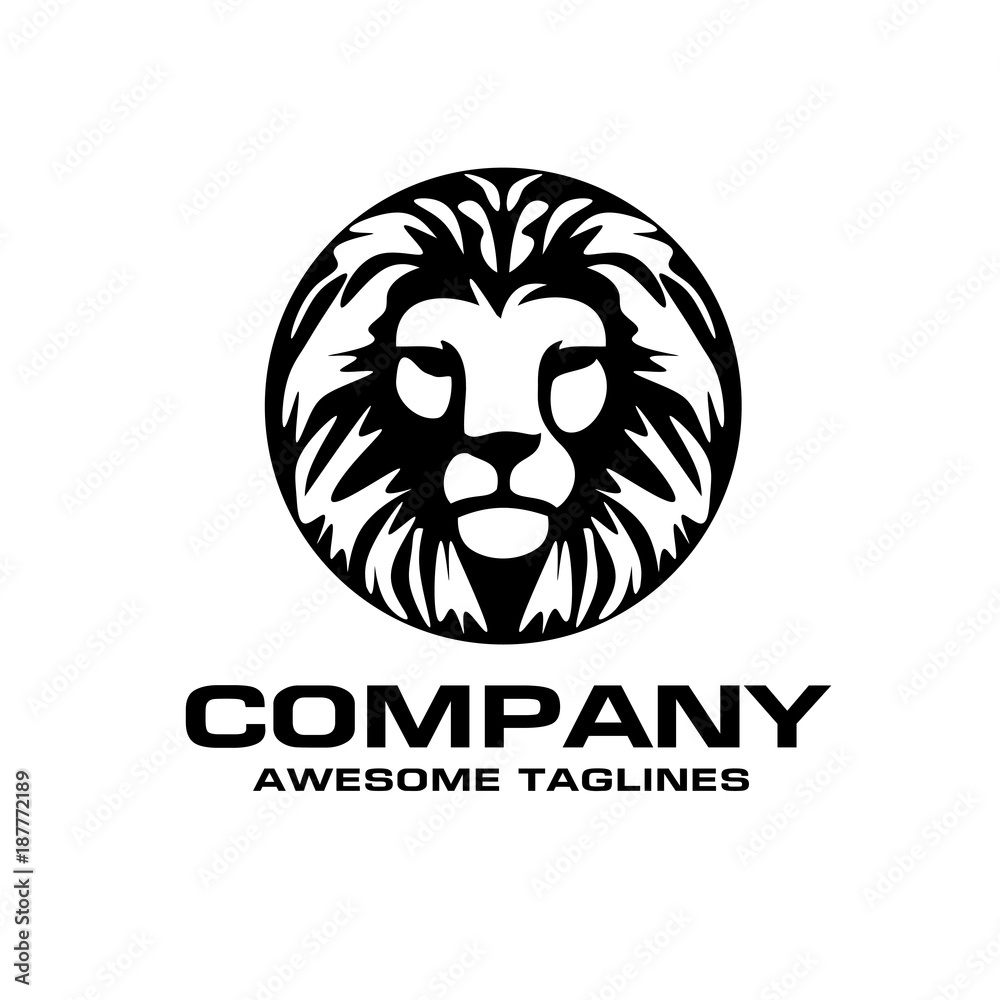 Lion head logo vector, lion king head sign concept, Lions head logo ...