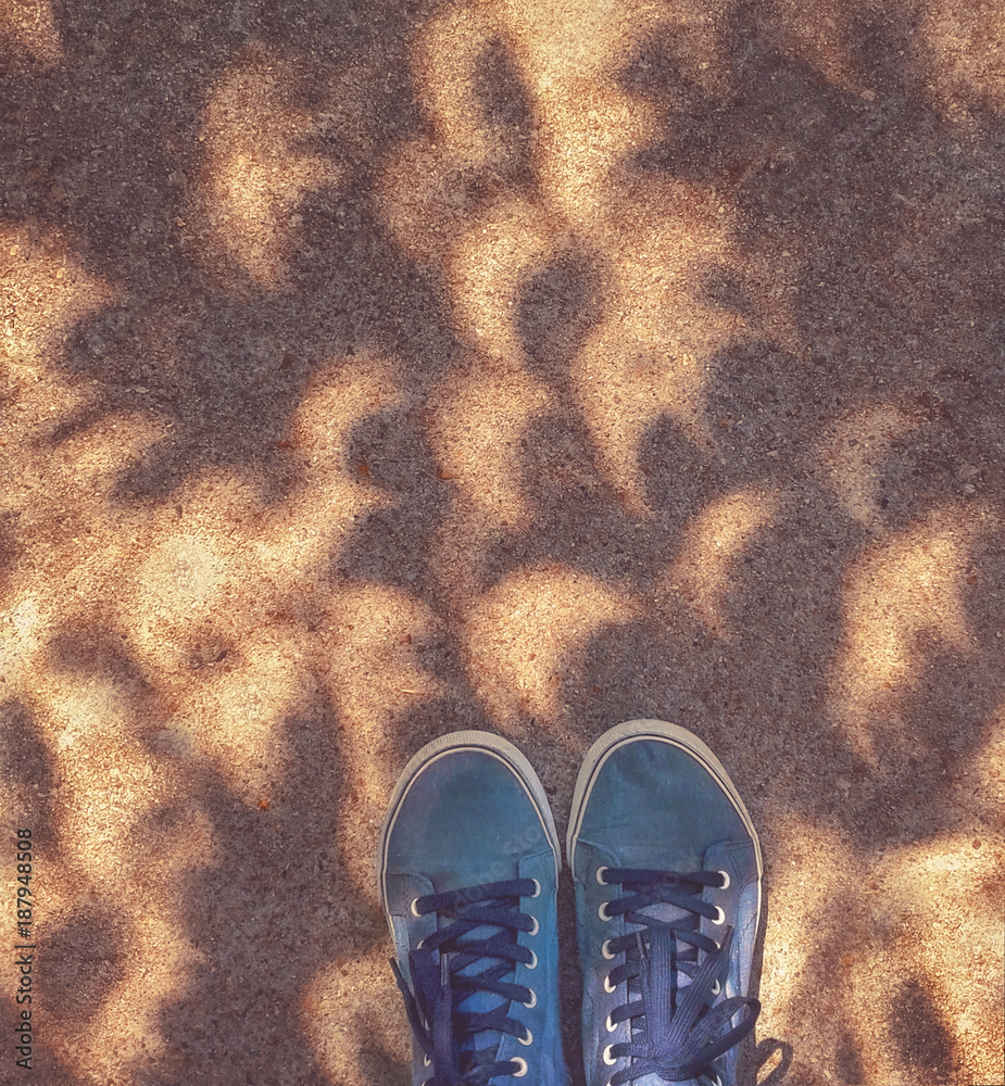 overhead wide angle shot of the 2017 solar eclipse with shadows from ...