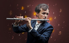 Flautist Free Stock Photo - Public Domain Pictures