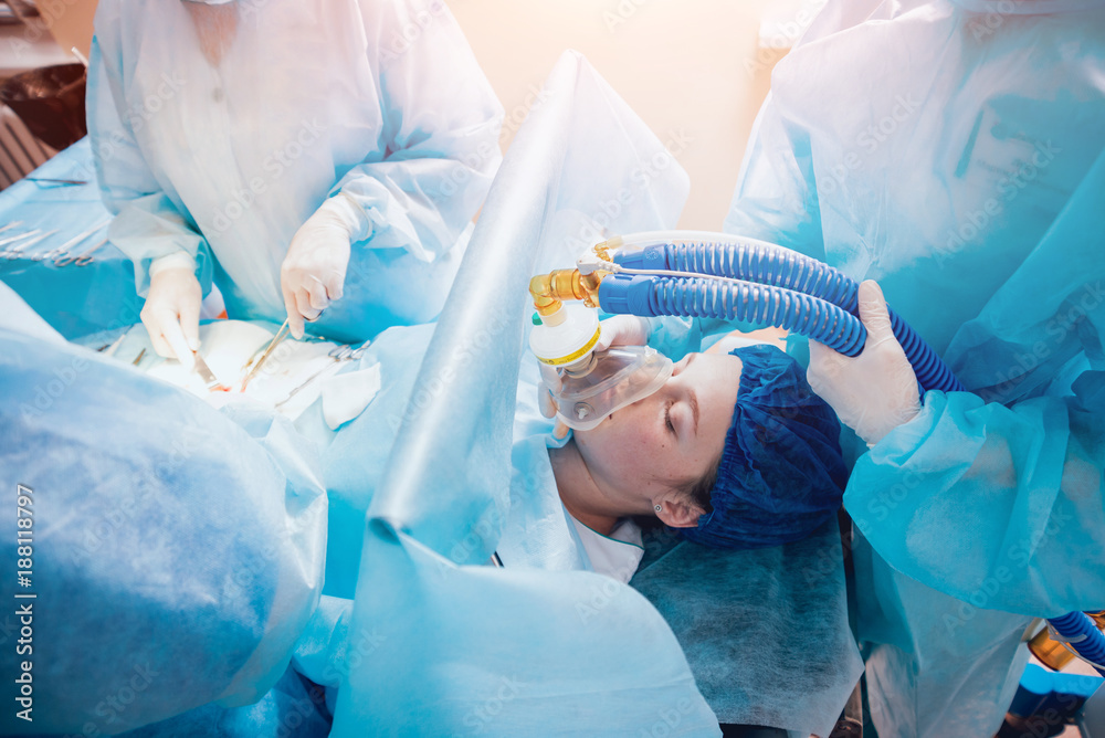 Pre oxygenation for general anesthesia. Stock Photo | Adobe Stock