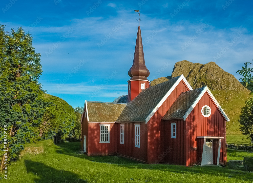 Flakstad Village church, a baroque masterpiece above the arctic circle ...