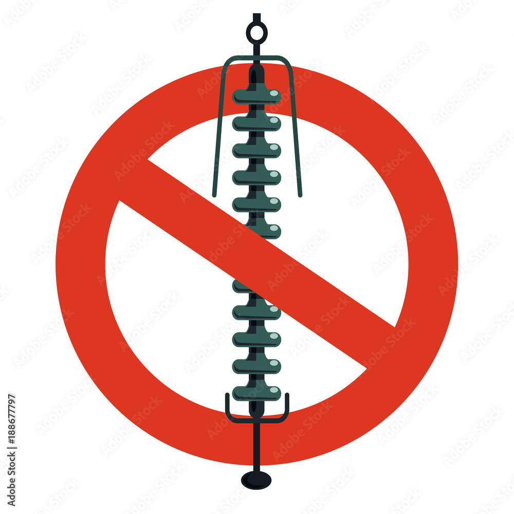 Prohibition of ceramic insulation component, electrical wiring. Strict ...