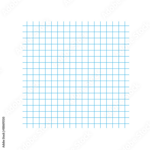 notebook checkered paper sheet- vector illustration Stock Vector ...