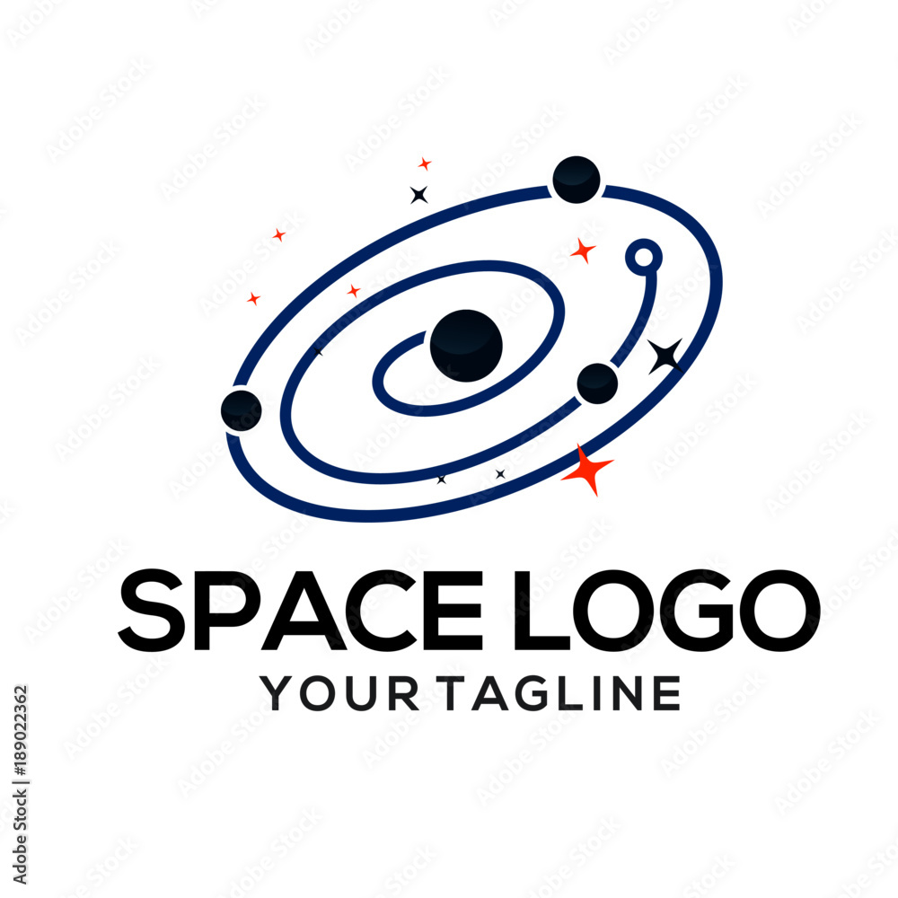 space logo vectors template Stock Vector | Adobe Stock