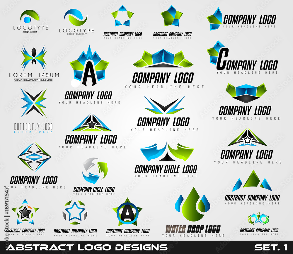 Collection of Creative Logos design for brand identity, company profile ...
