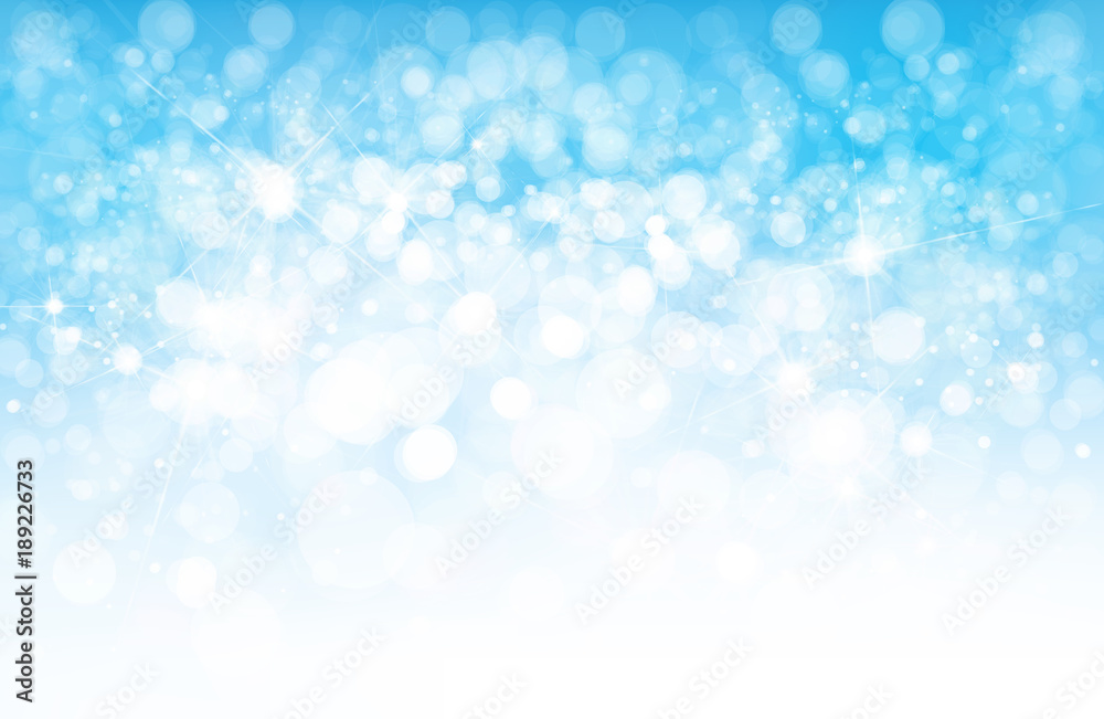 Vector blue lights background, sky background. Stock Vector | Adobe Stock